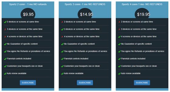 Sportz TV Review - IPTV Streaming Service for Sports and more