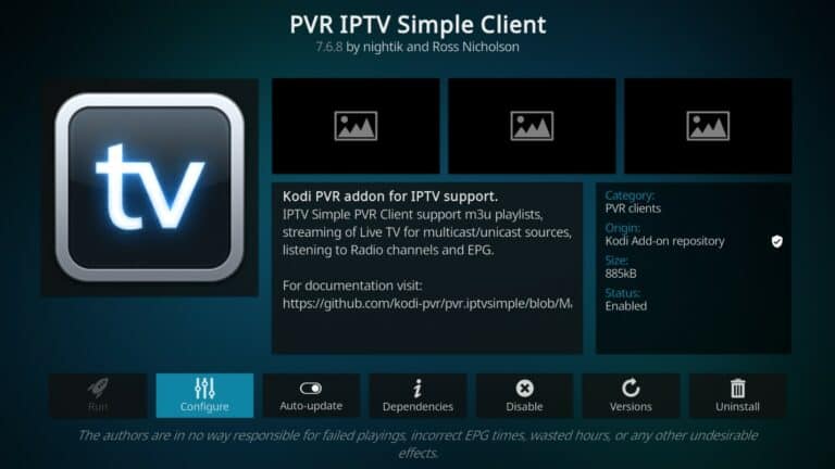 How To Setup IPTV on Kodi Using PVR Client Step-by-Step